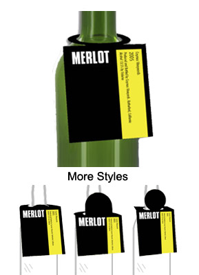 Bottle Neck Tags, Wine Bottle Tags - Wine bottle neck tags - Largest ...